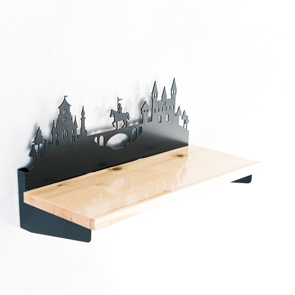 Купить Полка настенная Средневековье 660-518 дерево и металл производство Flowerstand за 1 310 ...