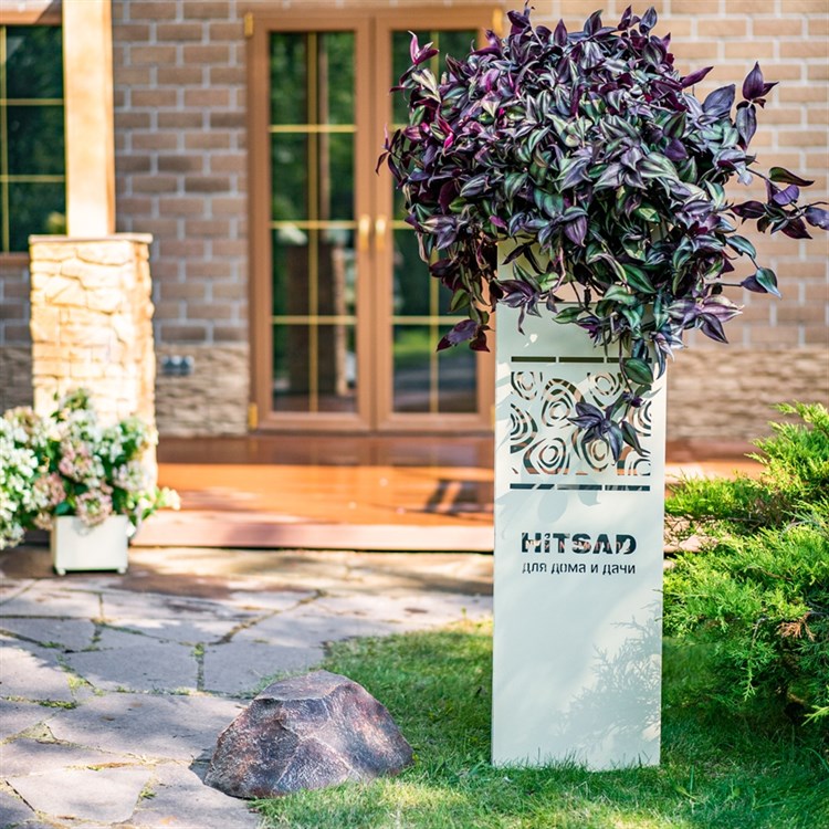 Вазон уличный для цветов из металла 690-002 купить за 12 600 руб. ЦЕНА Снижена - Зимние скидки ...