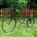 Велосипед садовый для пяти кашпо с цветами 53-603 металлический купить ...