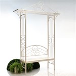 Арка разборная со скамейкой 863-50R высота 262 см цв.белый купить за 0 руб. ЦЕНА Снижена ...