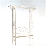 Арка разборная со скамейкой 863-50R высота 262 см цв.белый купить за 0 руб. ЦЕНА Снижена ...