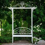 Арка разборная со скамейкой 863-50R высота 262 см цв.белый купить за 0 руб. ЦЕНА Снижена ...