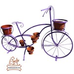 Велосипед садовый для пяти кашпо с цветами 53-603 металлический купить ...